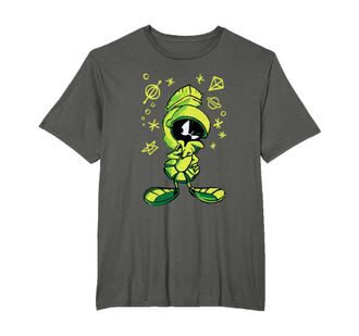 Looney Tunes Looney Tunes Marvin Martian Green Stars T-Shirt