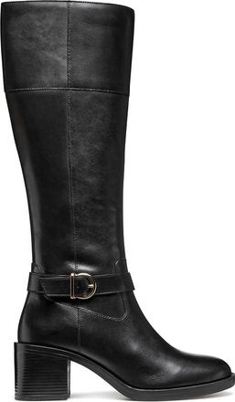 Geox Damen D SERILDA 60 Knee High Boot, Black, 39.5 EU