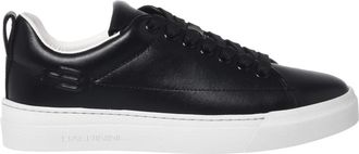 Baldinini Femme, Chaussures, Noir, Taille: 38 1/2 EU Leather Baskets