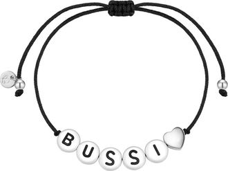 Glanzst&uuml;cke M&uuml;nchen Armband - Sterling Silber Armband Herz/BUSSI - Gr. ONESIZE - in Silber - f&uuml;r Damen