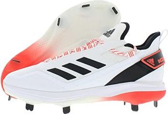 adidas Icon 7 Boost Mens Shoes Size 13, Color: White/Black/Orange