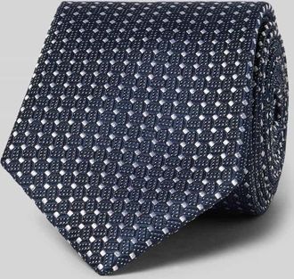 Willen Krawattenfabrik Krawatte aus reiner Seide mit Label-Detail