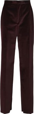 Tagliatore Hose aus Samt - Rot