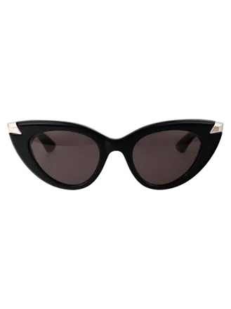 Alexander McQueen AM0442S Cat-Eye Acetate Sunglasses - Black
