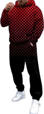 Generic Surv&ecirc;tement de sport pour homme, d&eacute;contract&eacute;, tendance, ample, tendance, imprim&eacute; 3D, pantalon &agrave; manches longues pour la marche, la course &agrave; pied, la r