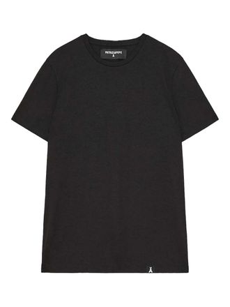 Patrizia Pepe t-shirt &agrave; col rond - Noir