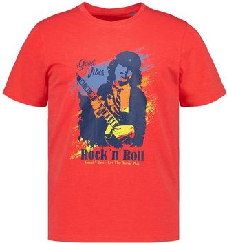Ragman Herren T-Shirt orange Baumwolle