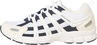 Jack & Jones Herren Jfwrome Mesh Sneaker Styd Ln, Bright White, 46 EU