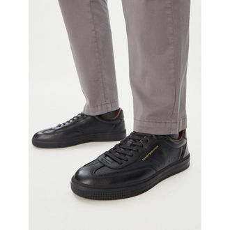 Tommy Hilfiger Sneakers Tommy Hilfiger Th Lo Lux Lth Sneaker FM0FM05996 Schwarz
