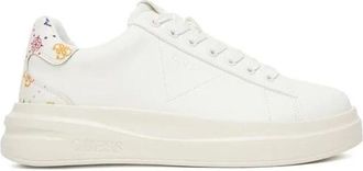 Guess Femme, Chaussures, Blanc, Taille: 39 EU Elbina Baskets