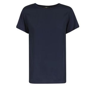 Seventy Femme, Tops, Bleu, Taille: 40 FR T-Shirt Col Rond