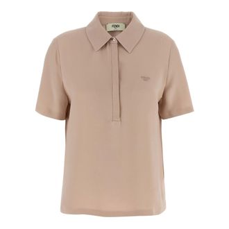 Fendi Damen, Oberteile, Beige, 2XSGr&ouml;&szlig;e