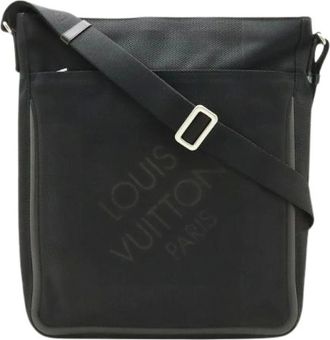 Louis Vuitton Sac bandouli&egrave;re Damier G&eacute;ant en toile Pre-owned - Femme - Pre-owned - Noir - Taille: ONE Size