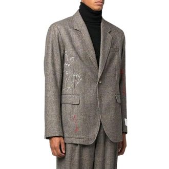 &Eacute;tudes Studio Homme, Costumes, Brun, Taille: L Plane Respo Check Suit Jacket