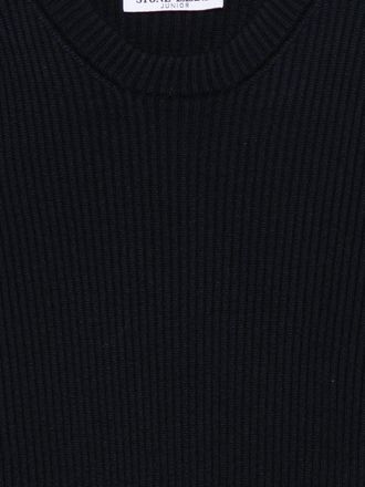 Stone Island Boys Junior Sweater Navy Blue Virgin Wool