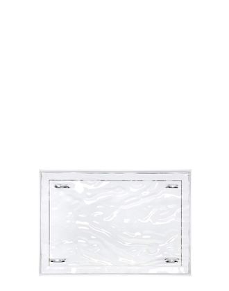 Kartell 01200B4 Dune Tablett, Plastik, Kristall, 46 x 32 x 2,5 cm