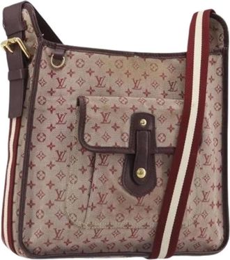 Louis Vuitton Sac bandouli&egrave;re Monogram Mini Canvas Pre-owned - Femme - Pre-owned - Rouge - Taille: ONE Size