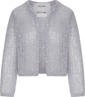 Forte_Forte Cardigan - Grau