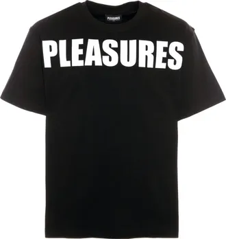 Pleasures Homme, Tops, Noir, Taille: XL Heavyweight T-Shirt