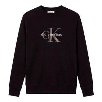 Calvin Klein Jeans SweaT-shirt Monogram - Homme - Sweatshirts et sweats &agrave; capuche - Noir - Taille: XS