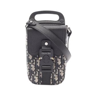 Dior Pre-owned Saddle Vertical Pouch Oblique Umh&auml;ngetasche - - Pre-owned - Herren - Beige - ONE SIZE