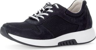 Gabor Damen Low-Top Sneaker, Frauen Halbschuhe,Wechselfußbett,Turnschuhe,Laufschuhe,schnürschuhe,schnürer,Sportschuhe,Nightblue,38.5 EU / 5.5 UK