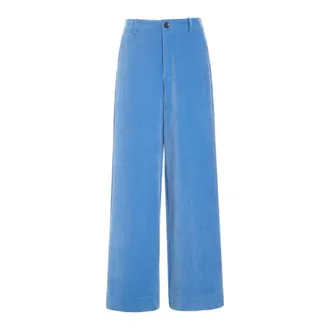 Bitte Kai Rand Pantalon large - Femme - Pantalons - Bleu - Taille: 38 FR