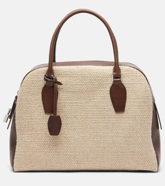 The Row Sac India 12.00 Small &agrave; finitions en cuir