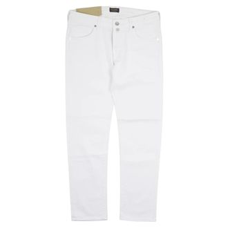 Incotex Homme, Jeans, Blanc, Taille: W37 Jeans Slim-fit