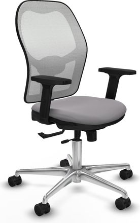 Piqueras y Crespo Home Office Jorquera Sessel mit 2D-Armen, h&ouml;henverstellbare Lendenwirbelst&uuml;tze, ausgestattet mit Syncro/Translack und eingespritztem Schaum. Mit Rolle