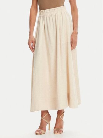 Vero Moda Maxirock Flaxy 26036370 Beige Regular Fit