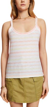 Esprit Damen 063EE1K313 T-Shirt, 842/PEACH 3, S