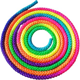 FOMIYES Springseil für Rhythmische Sportgymnastik aus Baumwoll Mischung Trainingsseil für Fünf Geräte Wettkampf Fitness Springseil für Erwachsene Gymnastikger