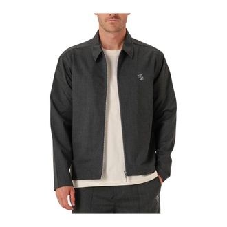 Filling Pieces Exklusive Coach Jacke Twill Wolle Grau - - Jackets - Herren - Grau - S
