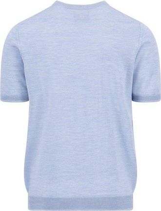 Fynch-Hatton Strickpullover Sommerpullover - halbarm - mit Stickerei