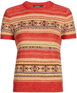 Ralph Lauren Pull manches courtes à motif