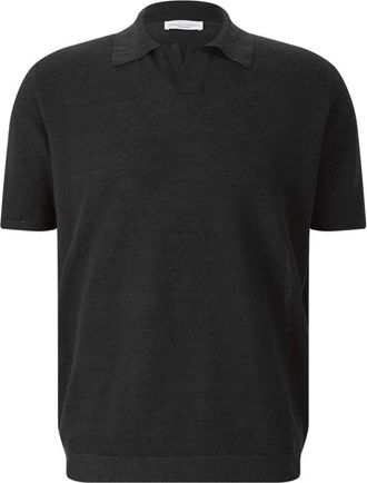 Roberto Collina Homme, Tops, Noir, Taille: M Polo Chemises