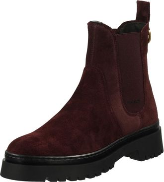 GANT FOOTWEAR Damen ALIGREY Chelsea-Stiefel, Wine, 42 EU