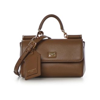 Dolce & Gabbana Femme, Sacs, Brun, Taille: ONE Size My Sicily Handbag