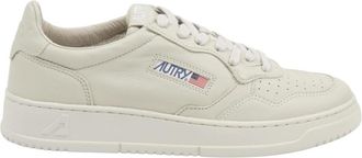 Autry Homme, Chaussures, Beige, Taille: 40 EU Medalist Low Baskets