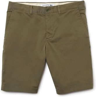 Lacoste Homme, Shorts, Vert, Taille: S Bermuda Slim Fit en coton stretch