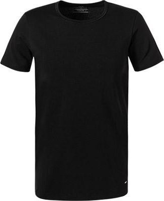 CALIDA Herren T-Shirt schwarz Baumwolle unifarben