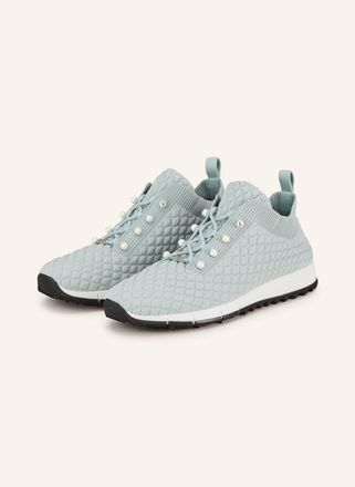 Jimmy Choo London Sneaker Veles Mit Schmuckperlen gruen