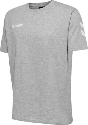 Hummel Hummel Herren Hmlgo Cotton S/S T-shirts, Grey Melange, L EU