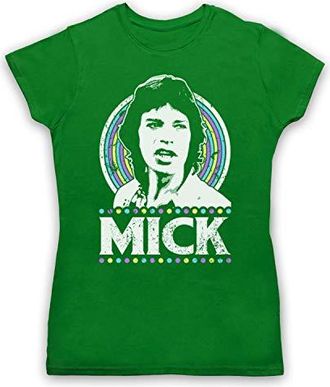 The Guns Of Brixton The Stones Mick Jagger Tribute T-Shirt des Femmes, Vert, XL