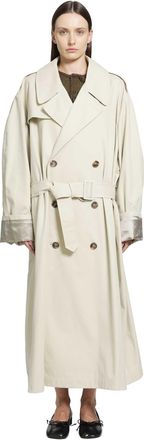 Maison Margiela Cotton Twill Trench Coat