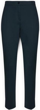 Elena Miro Femme, Pantalons, Bleu, Taille: 42 FR Pantalon slim en maille Milano