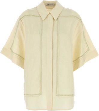 C & M Camilla and Marc Camilla AND Marc, Femme, Blouses et Chemises, Jaune, Taille: 40 FR Fortuna Shirt