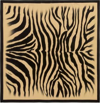 Arket Bedrucktes Seidentuch -Beige