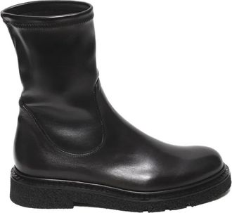 Guglielmo Rotta Stiefel - Ankle Boot In Stretch Black Nappa Leather - Gr. 38,5 (EU) - in Schwarz - f&uuml;r Damen